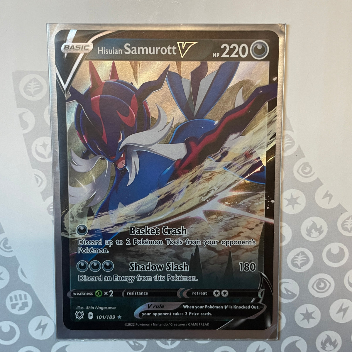 Hisuian Samurott V 101/189 – PokePlugZa