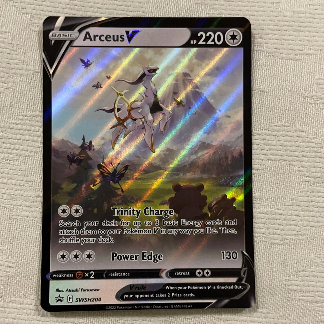 Arceus V Alt Art Promo SWSH204 – PokePlugZa