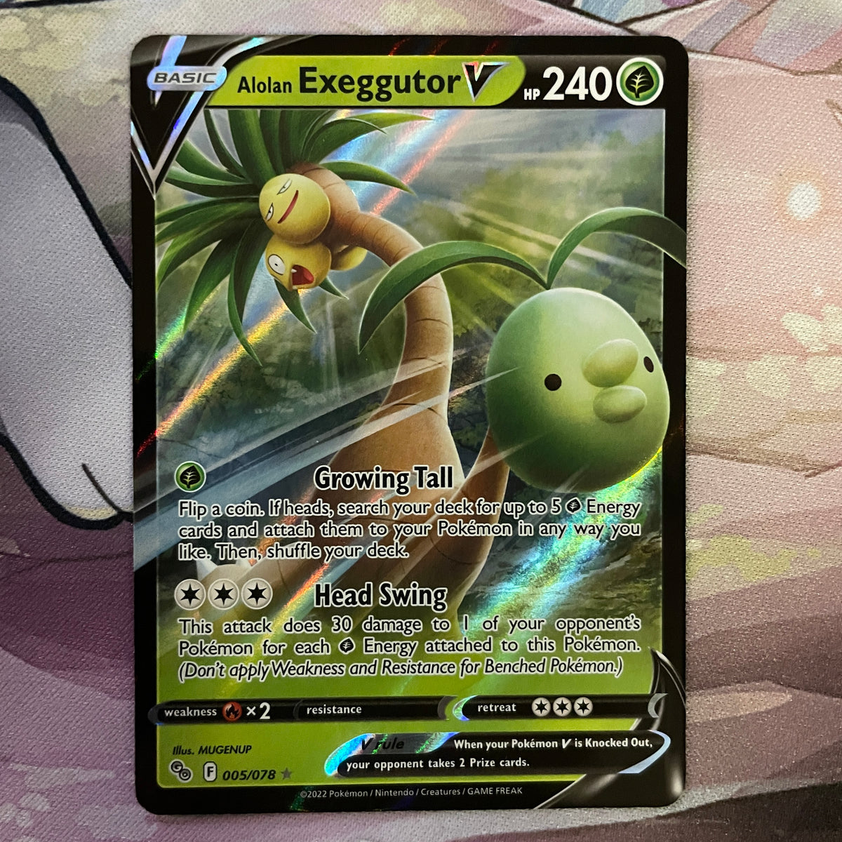 Alolan Exeggutor V 005 – PokePlugZa