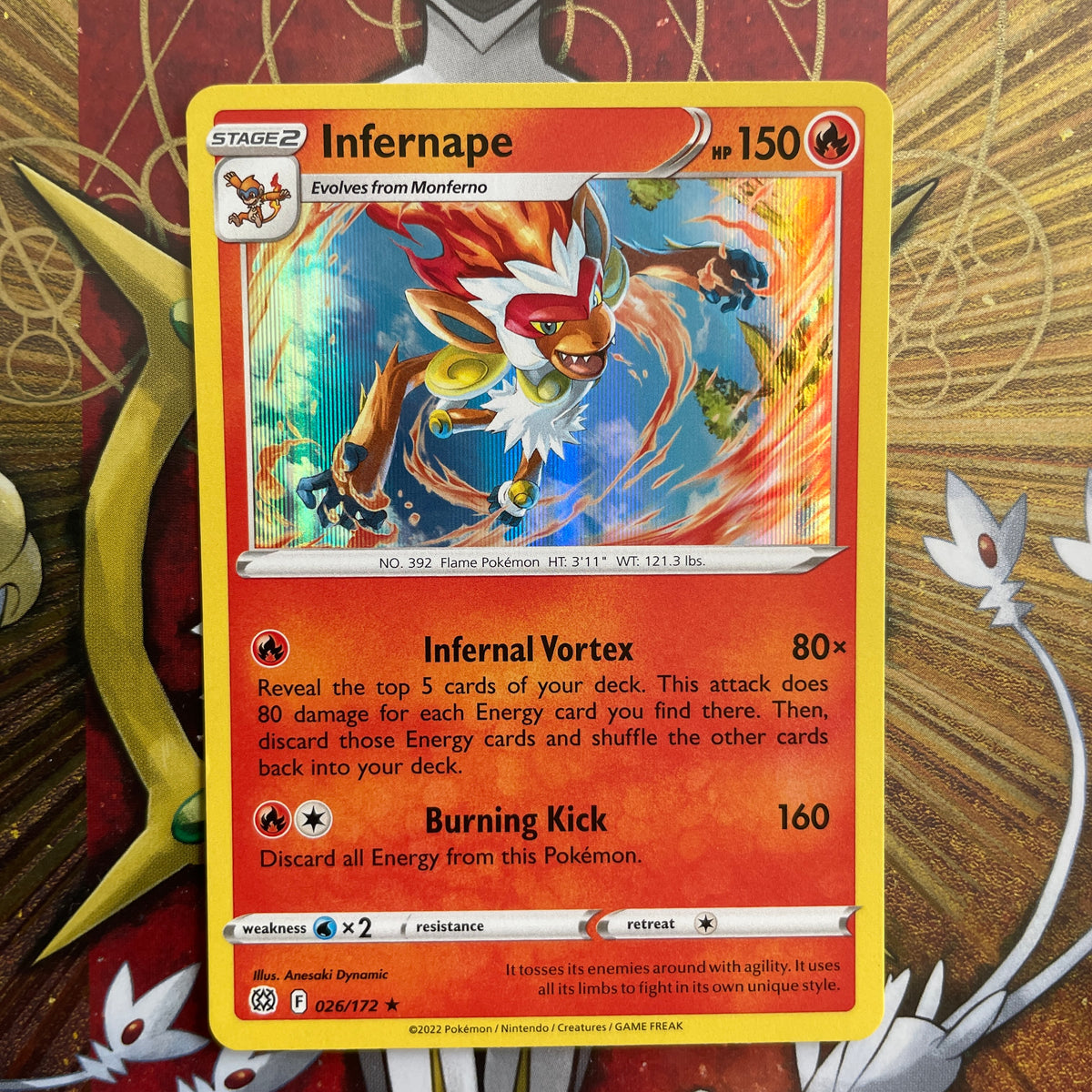 Infernape holo 026/172 – PokePlugZa