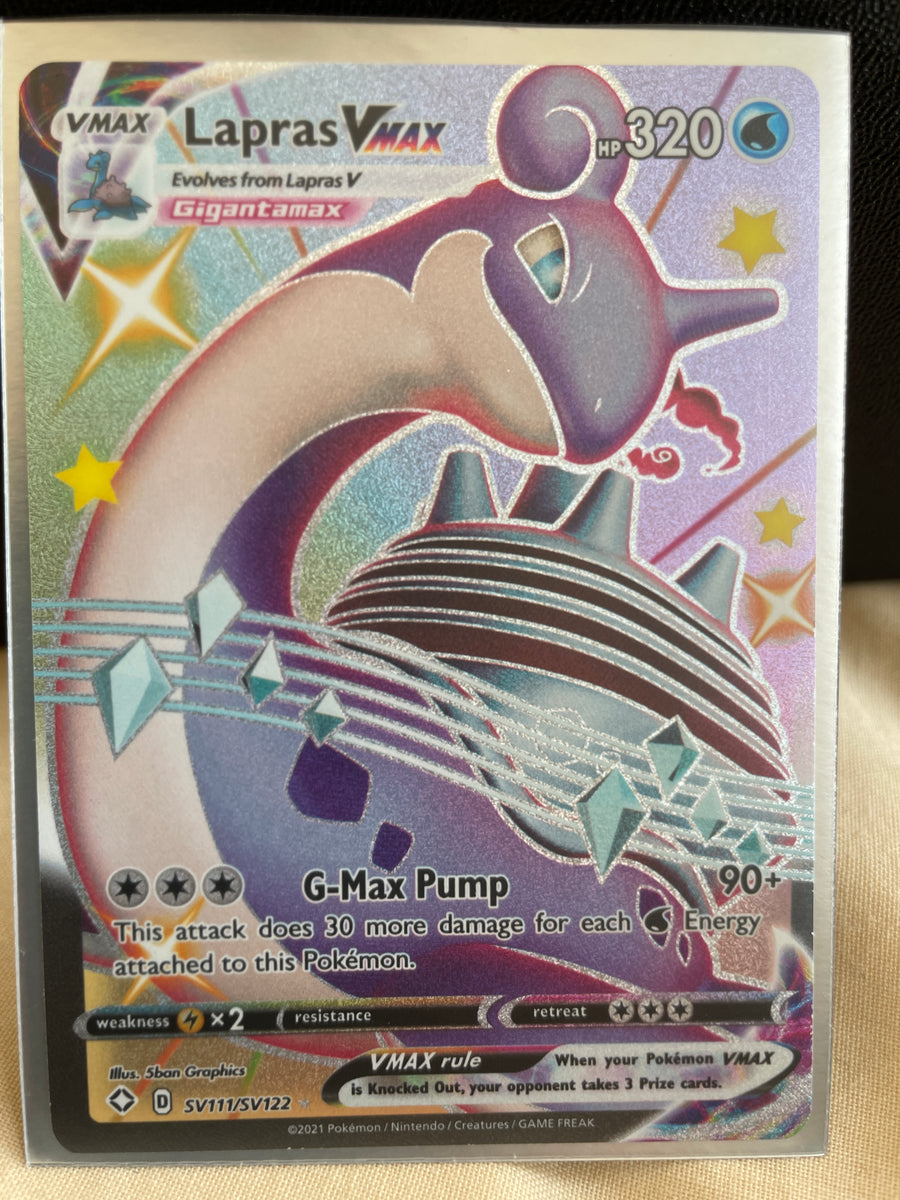 Lapras VMax SV111 – PokePlugZa