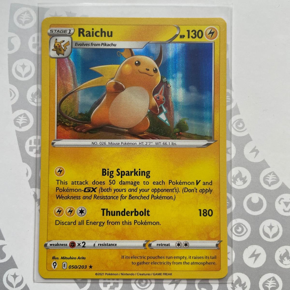 Raichu holo 050/203 – PokePlugZa