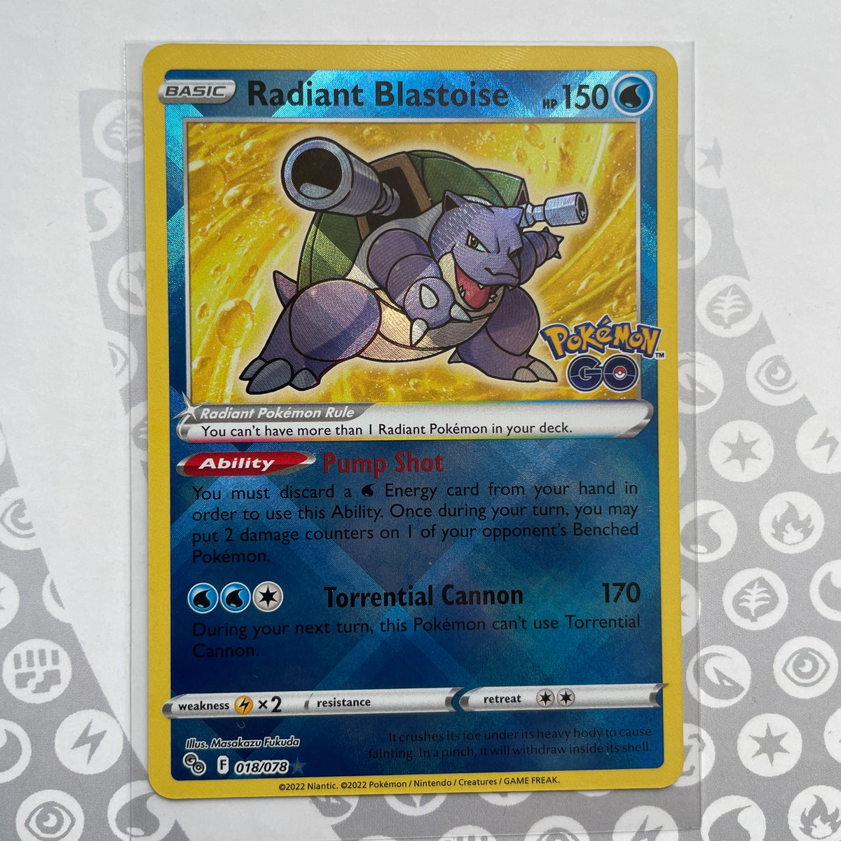 Radiant Blastoise 018/078 – PokePlugZa